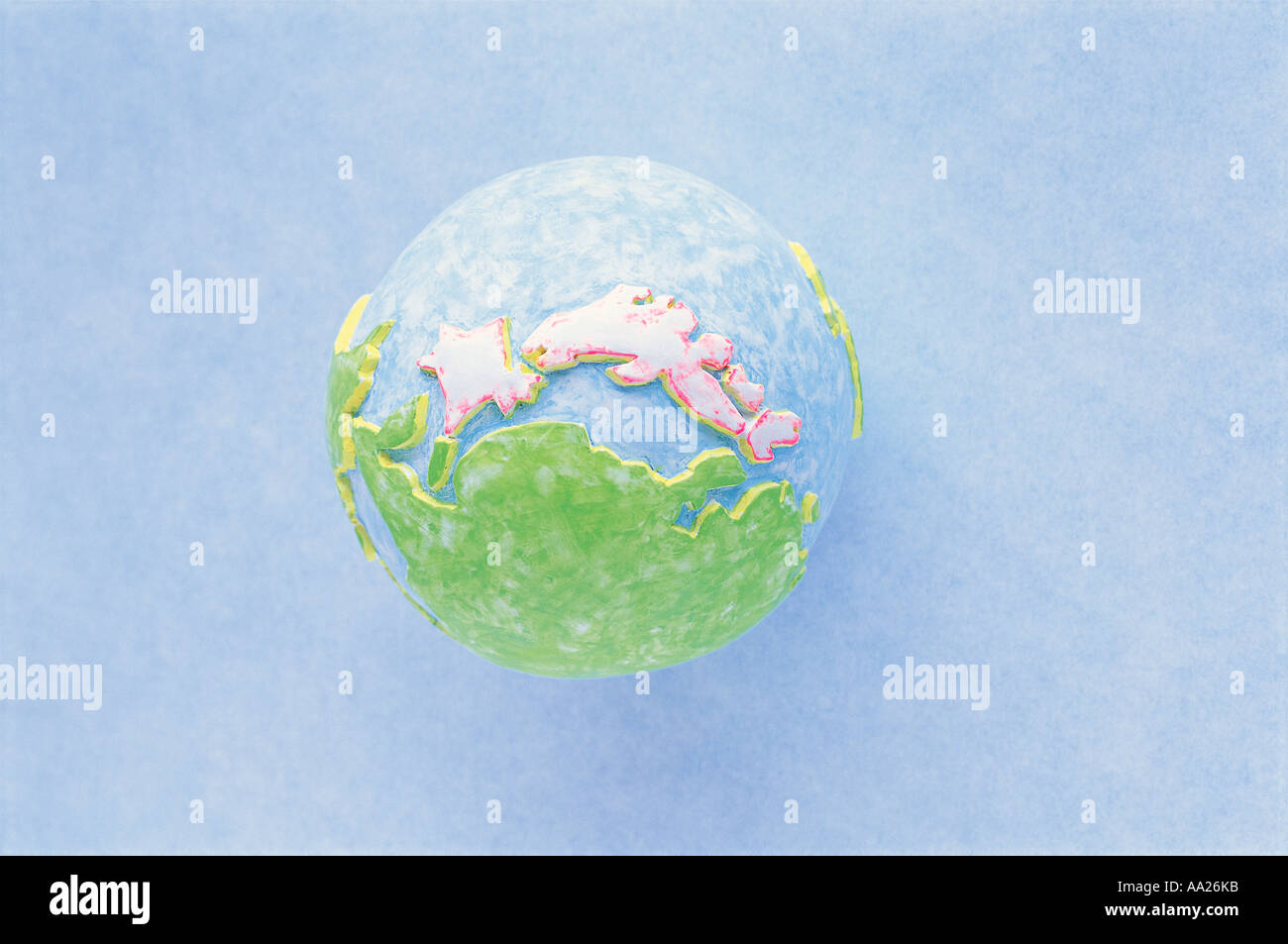 miniature model planet earth Stock Photo - Alamy