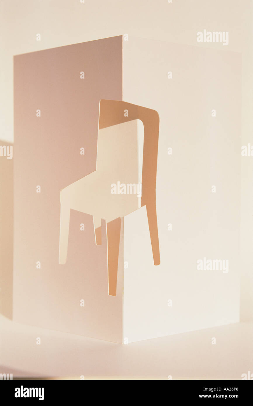 paper craft chair Stock Photo - Alamy