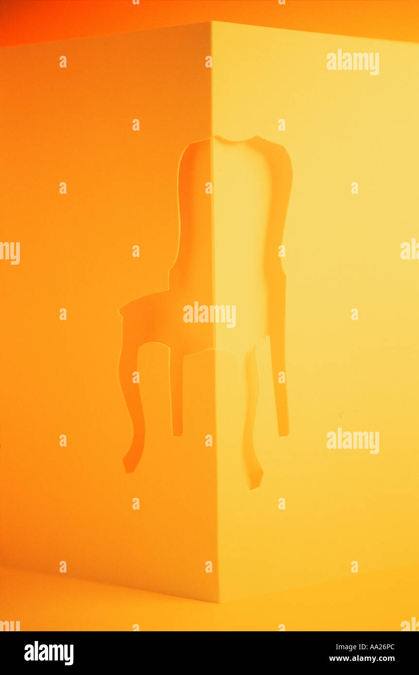 paper craft chair Stock Photo - Alamy