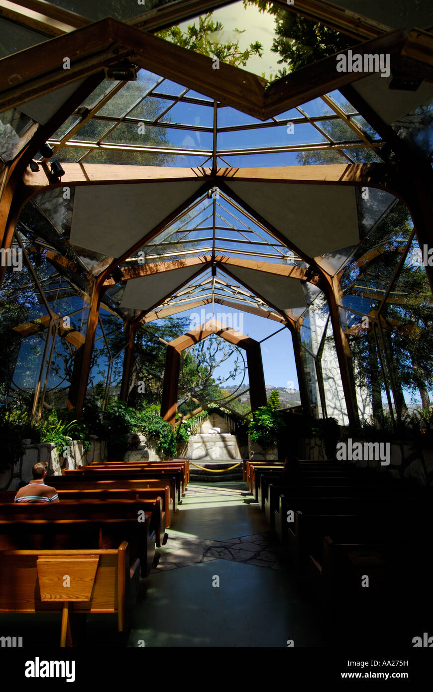 Wayfarers Chapel, Palos Verdes, California Stock Photo - Alamy