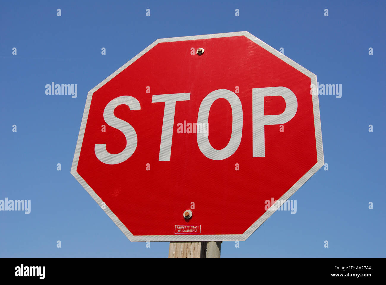 United States Highway stop sign Stock Photo - Alamy