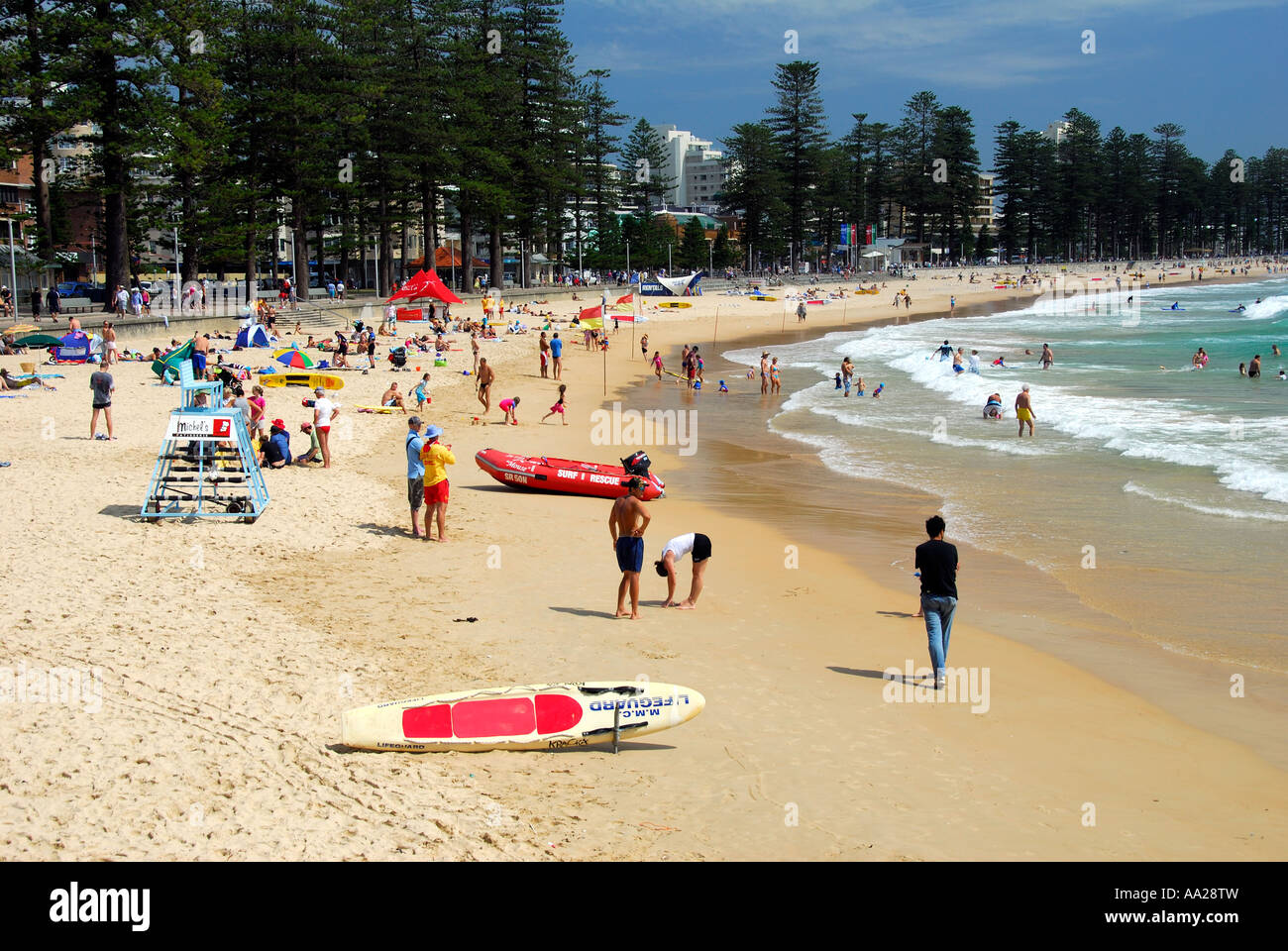 North Steyne Beach Manly Sydney New South Wales Australia Stock Photo ...