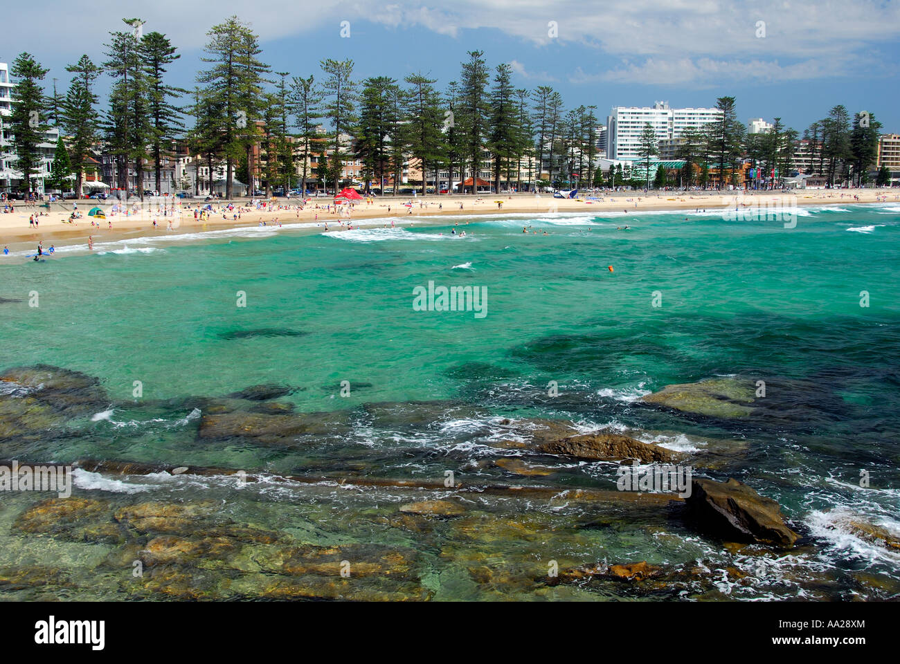 North Steyne Beach Manly Sydney New South Wales Australia Stock Photo ...