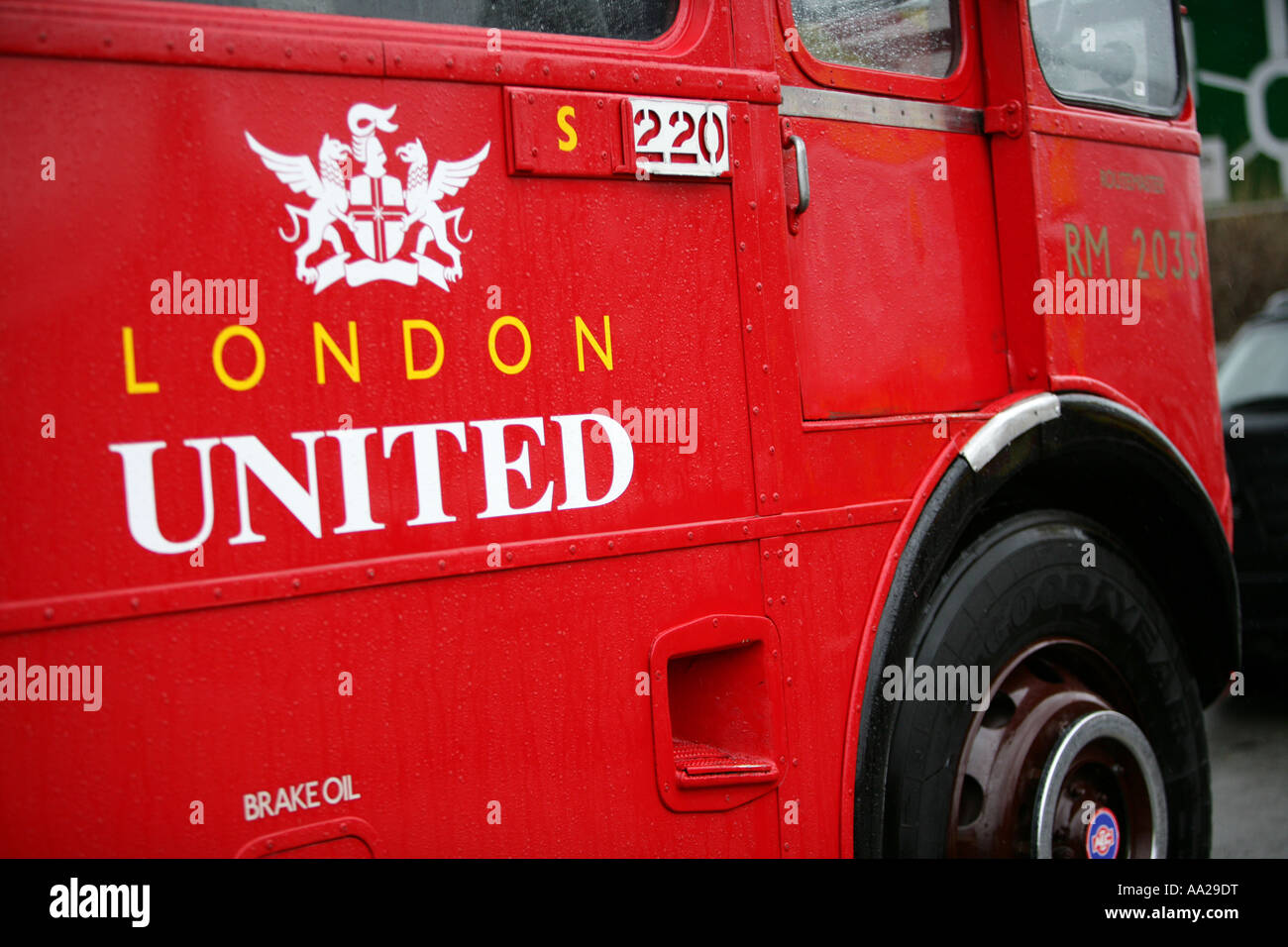 London Red Bus Routemaster Stock Photo - Alamy