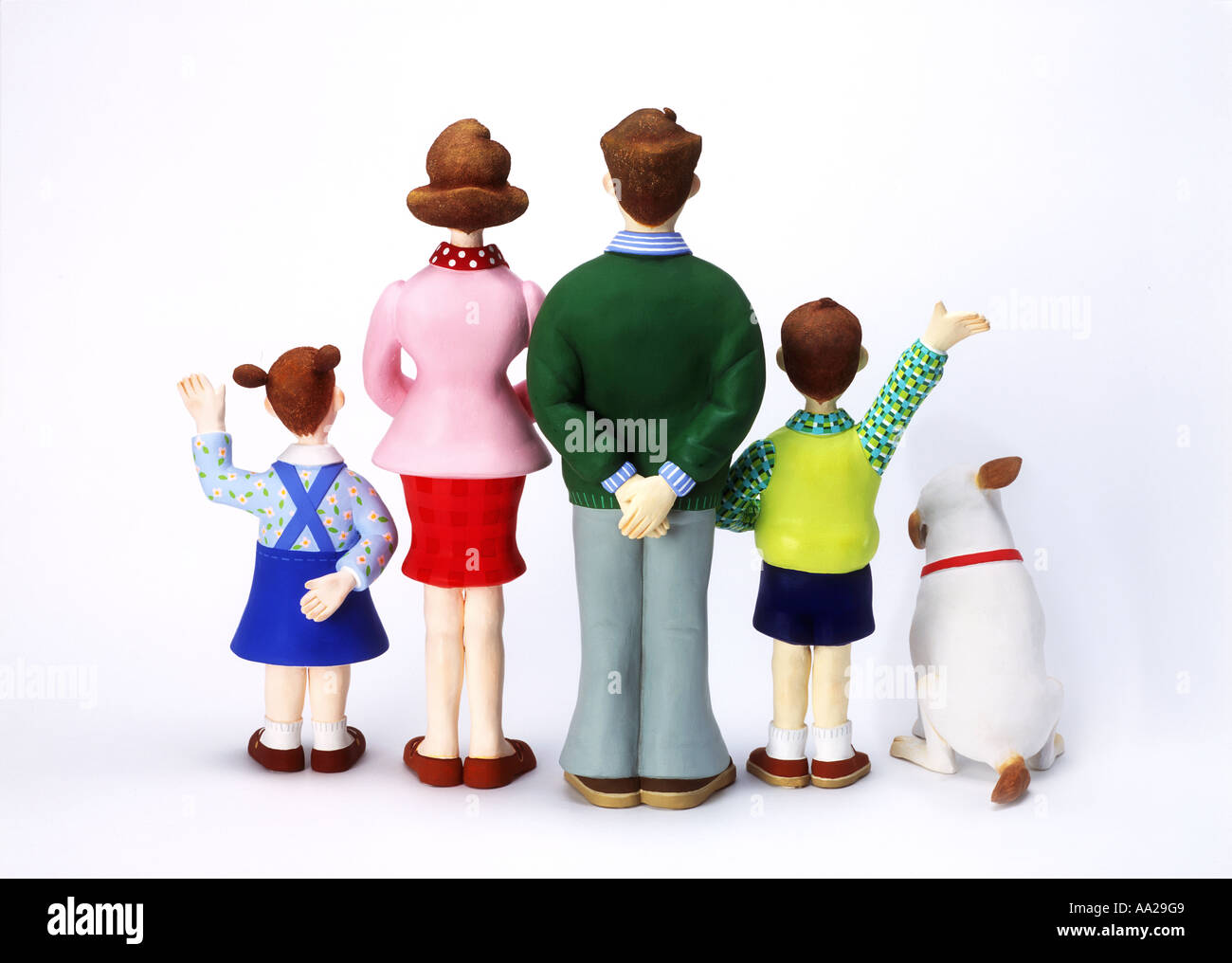 Illustration 3D Family Stock Photo - Alamy