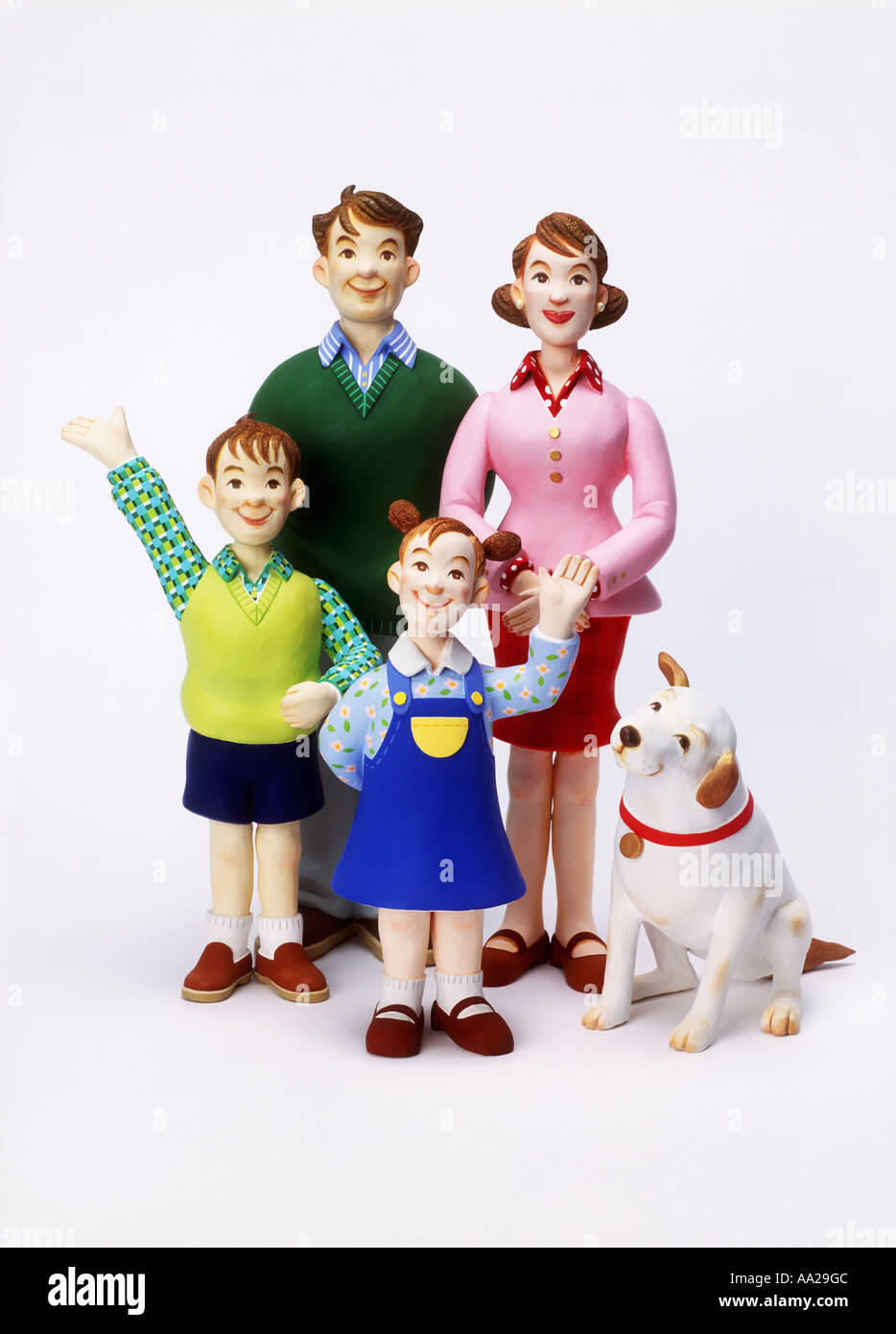 Illustration 3D Family Stock Photo - Alamy