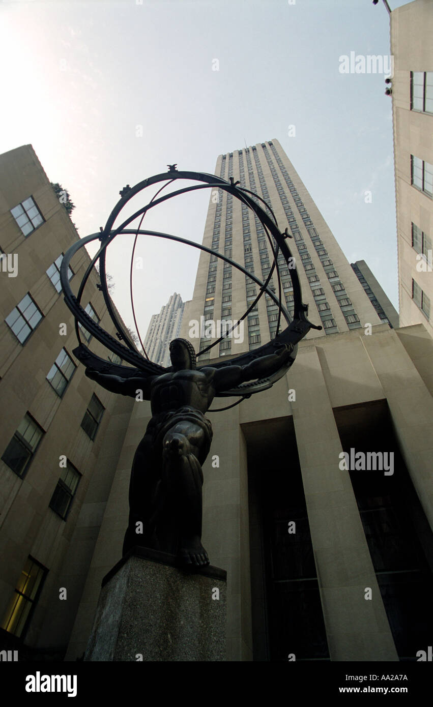 Atlas by Lee Lawrie International Building Rockefeller Centre New York ...
