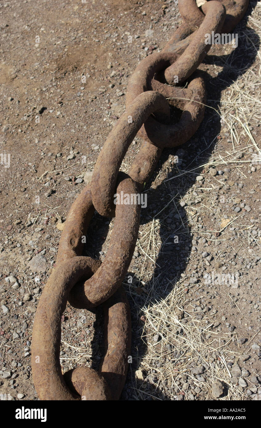 Length of heavy metal chain Stock Photo - Alamy