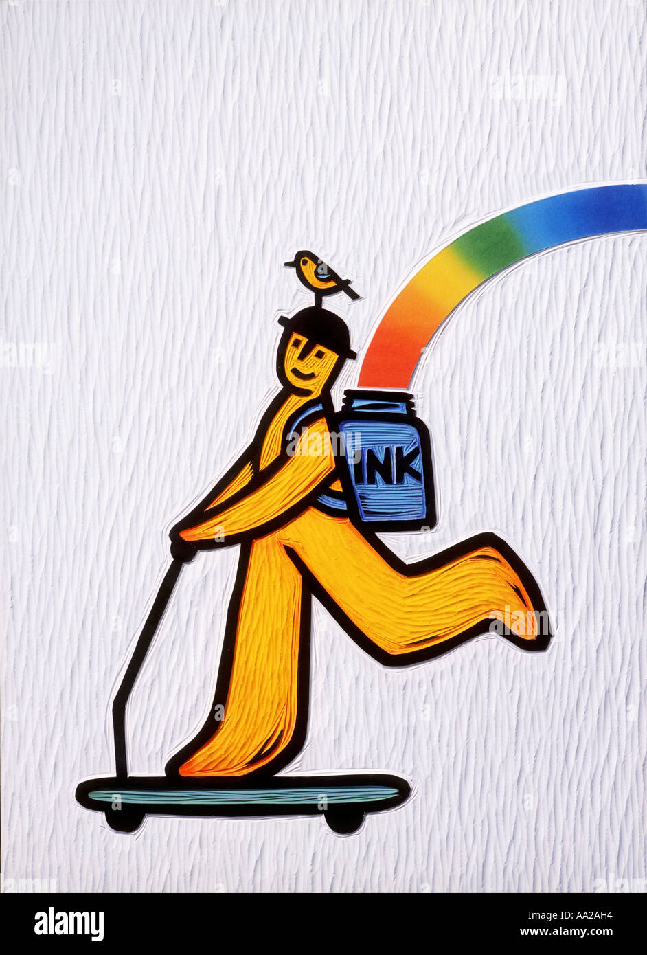 Illustration 3D Relief Stock Photo - Alamy