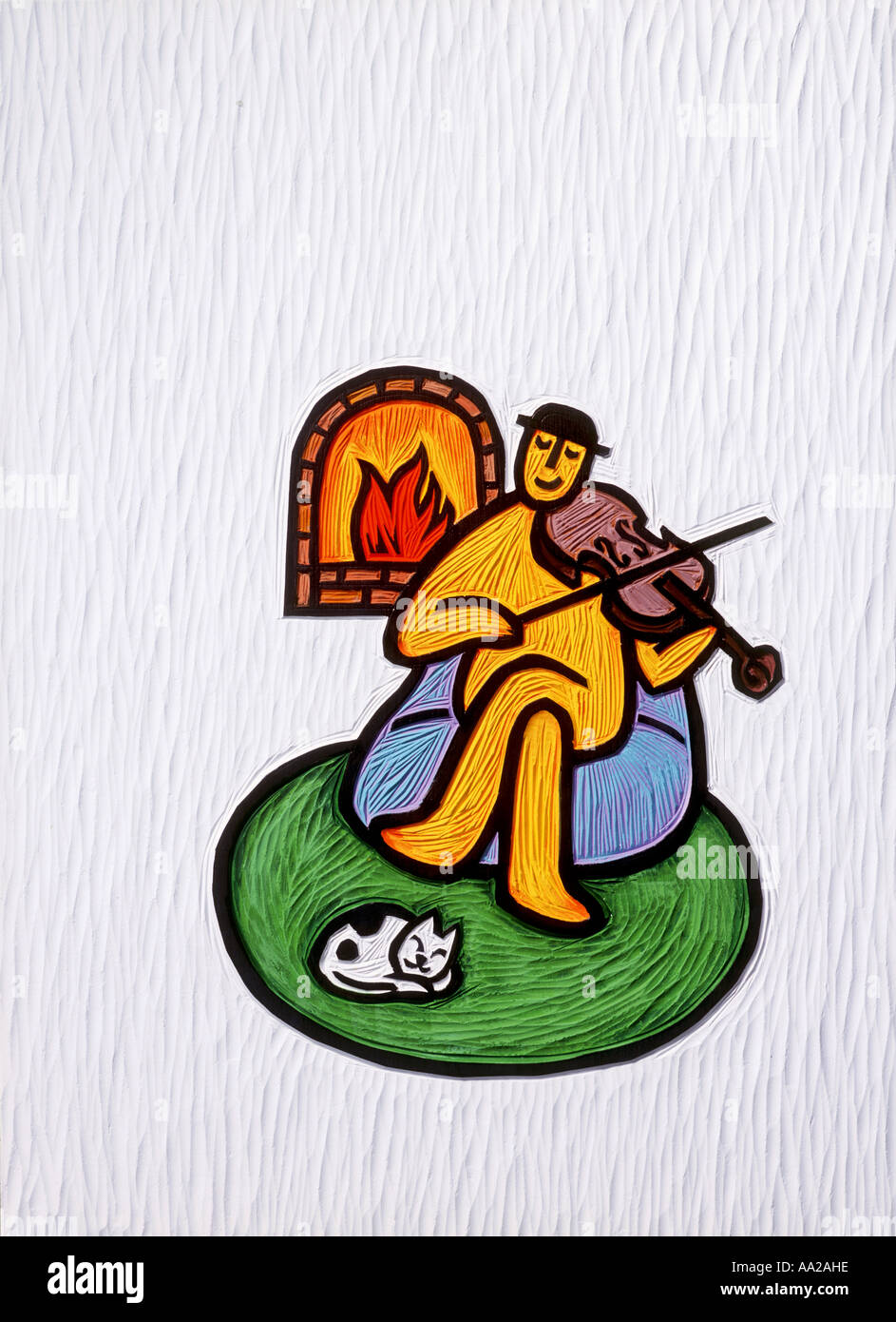 Illustration 3D Relief Stock Photo - Alamy