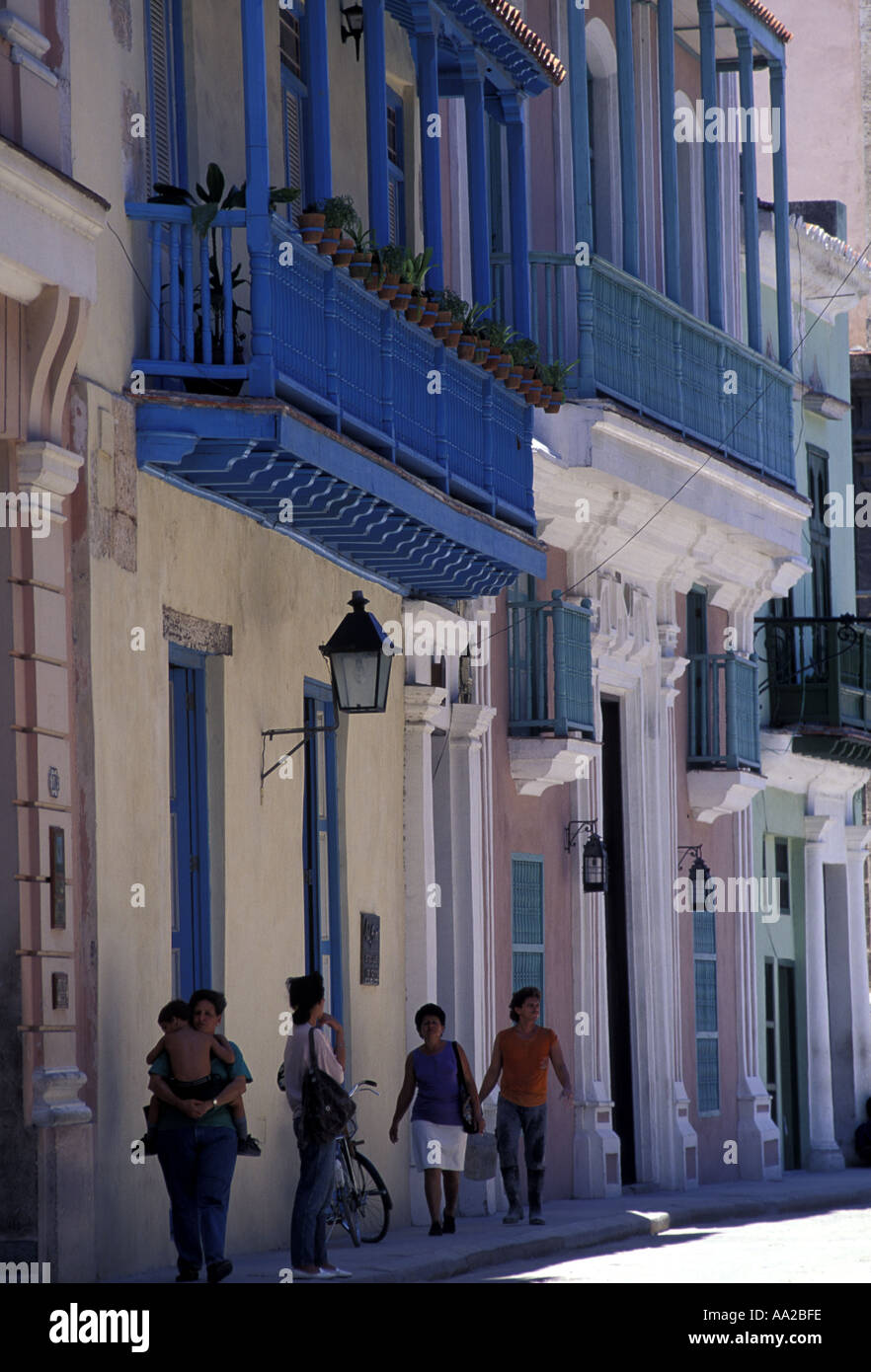 CUBA Havana Colonial architecture Stock Photo - Alamy