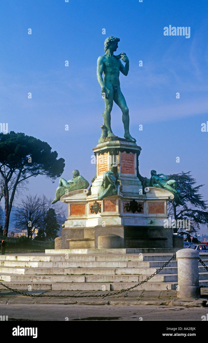 Statue of David by Michelangelo in Florence, Tuscany, Italy Stock Photo ...
