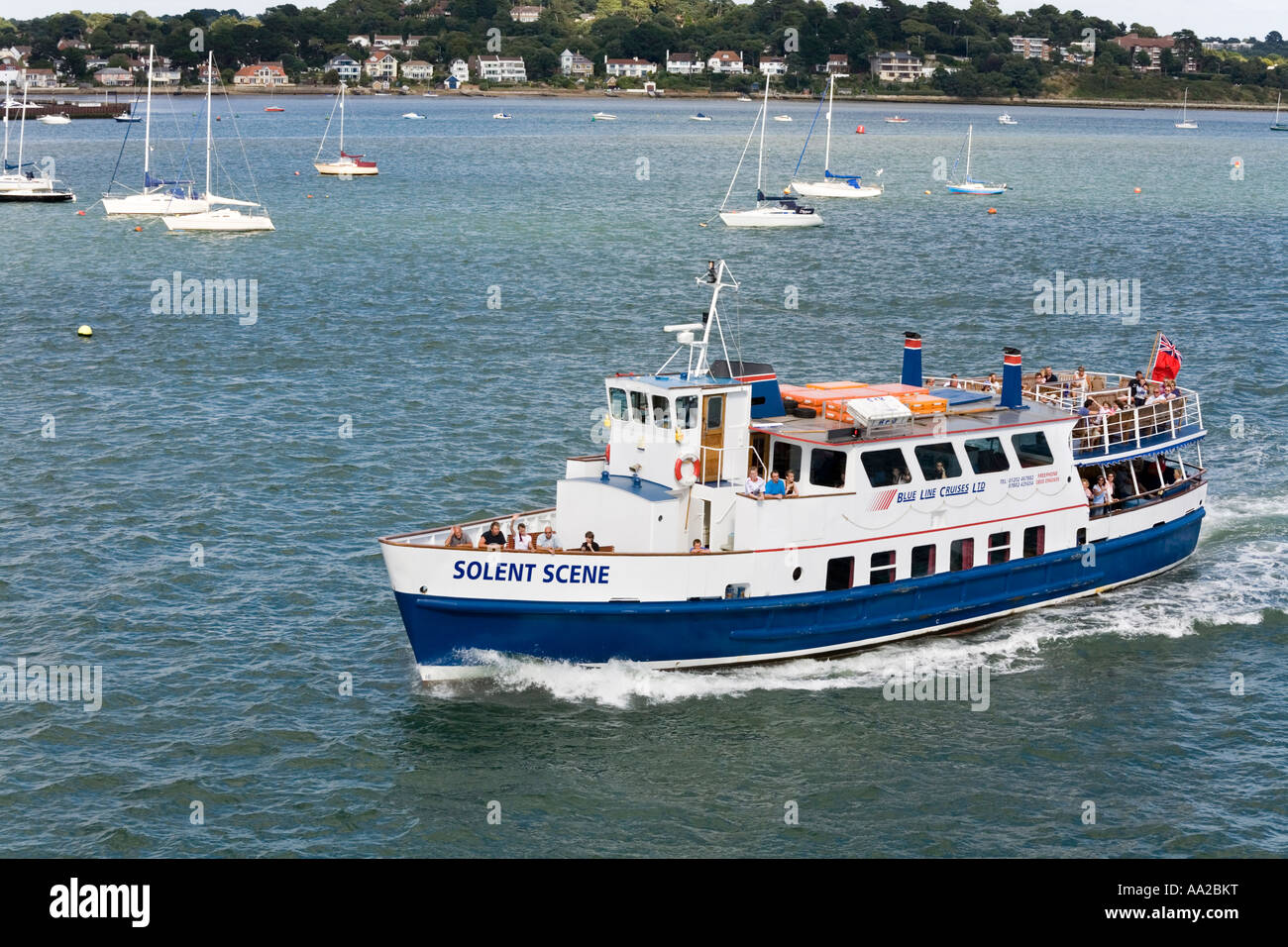 Blue Line Cruises Ltd Solent Scene pleasure cruiser in Poole Harbour ...