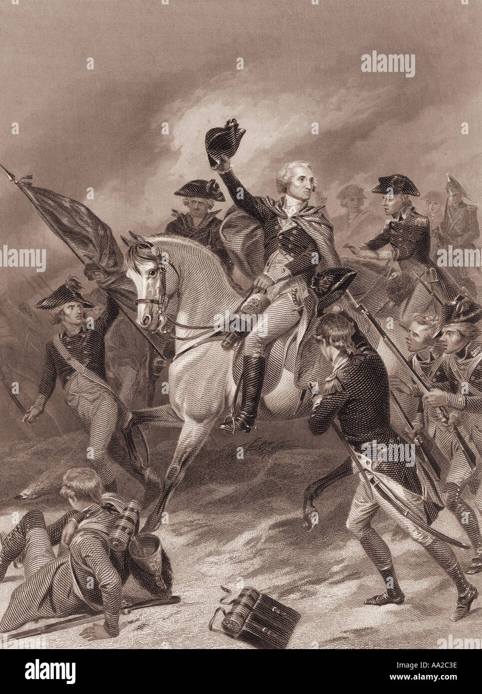 Battle of Princeton Stock Photo - Alamy