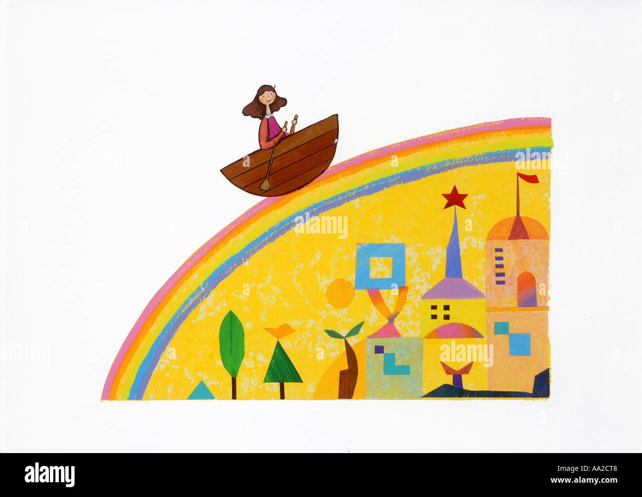 Fairy boat Cut Out Stock Images & Pictures - Alamy