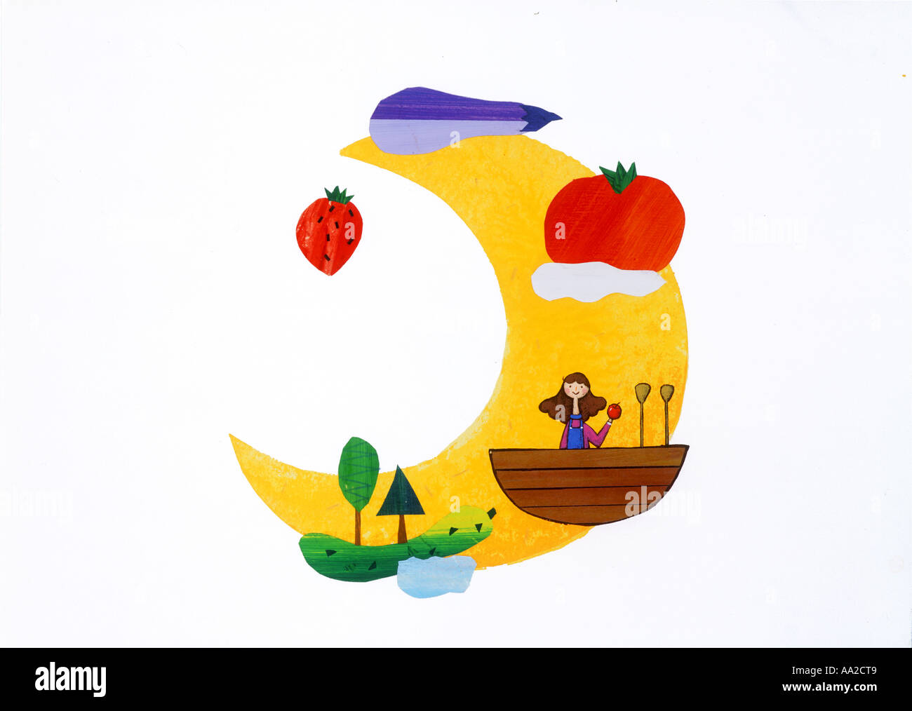Fairy boat Cut Out Stock Images & Pictures - Alamy