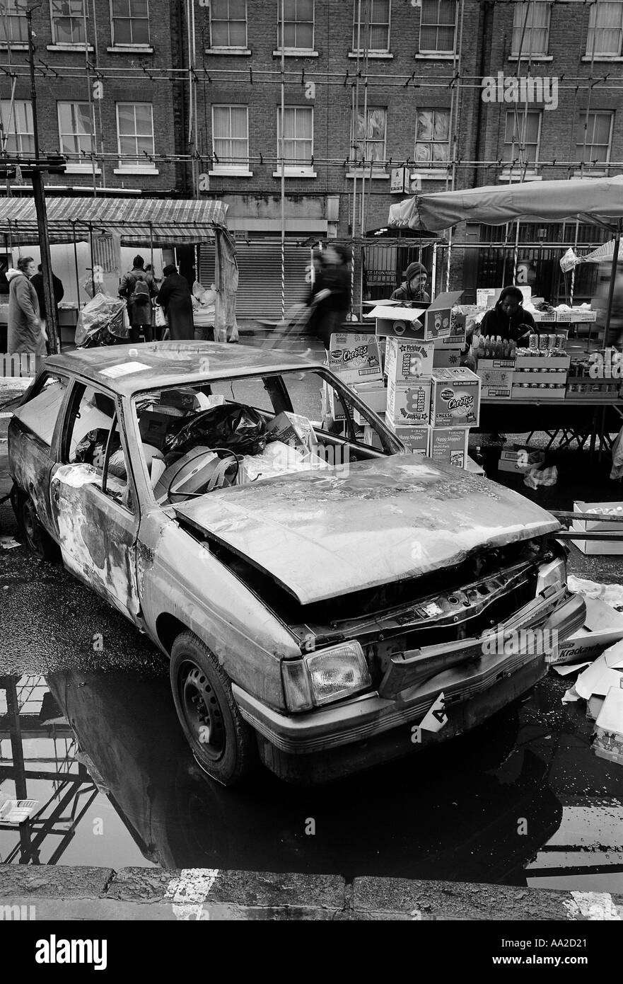 One picture form a series study of the UK car dumping epidemic by David ...