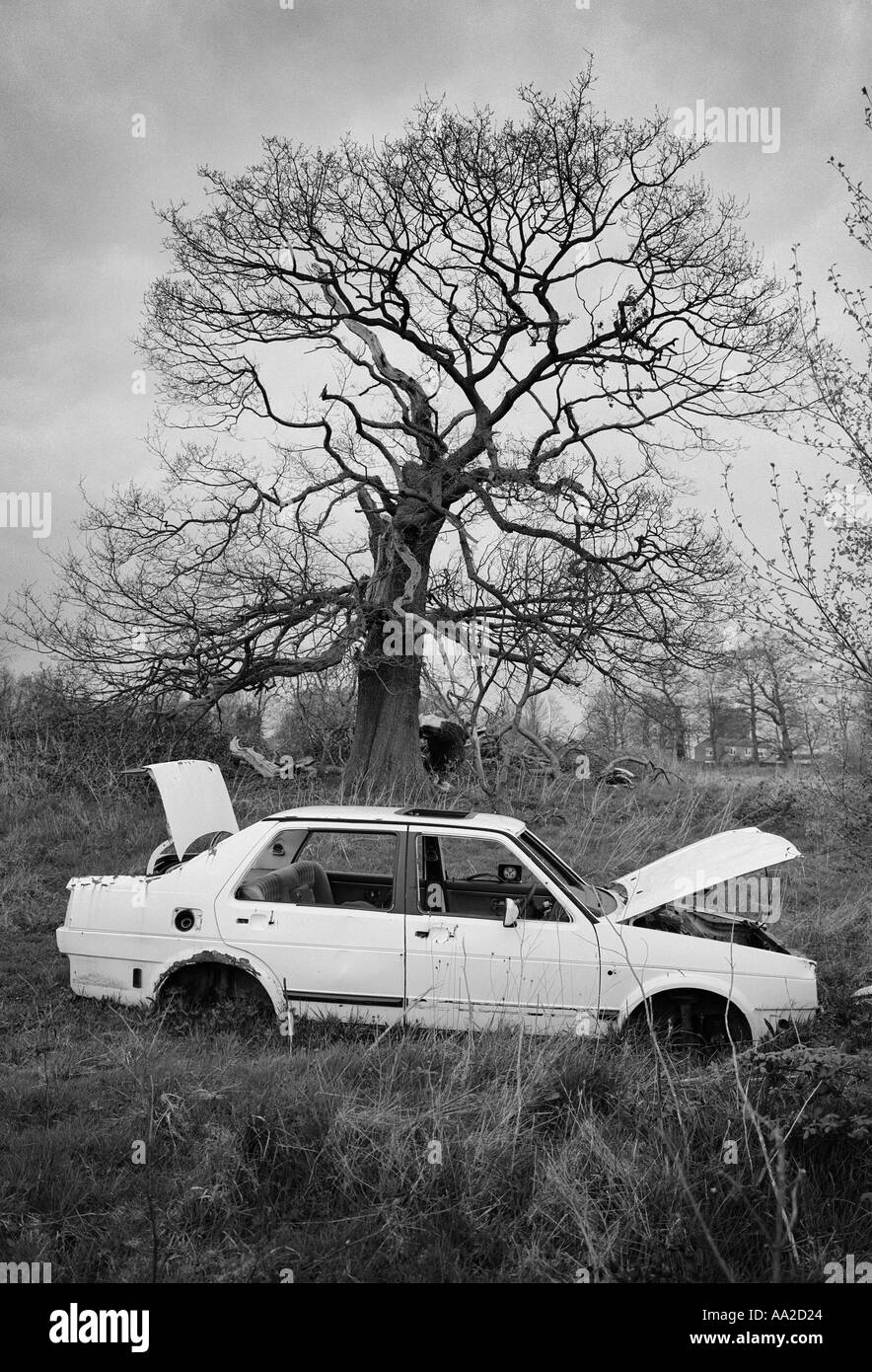 Broken unwanted motor vehicles hi-res stock photography and images - Alamy