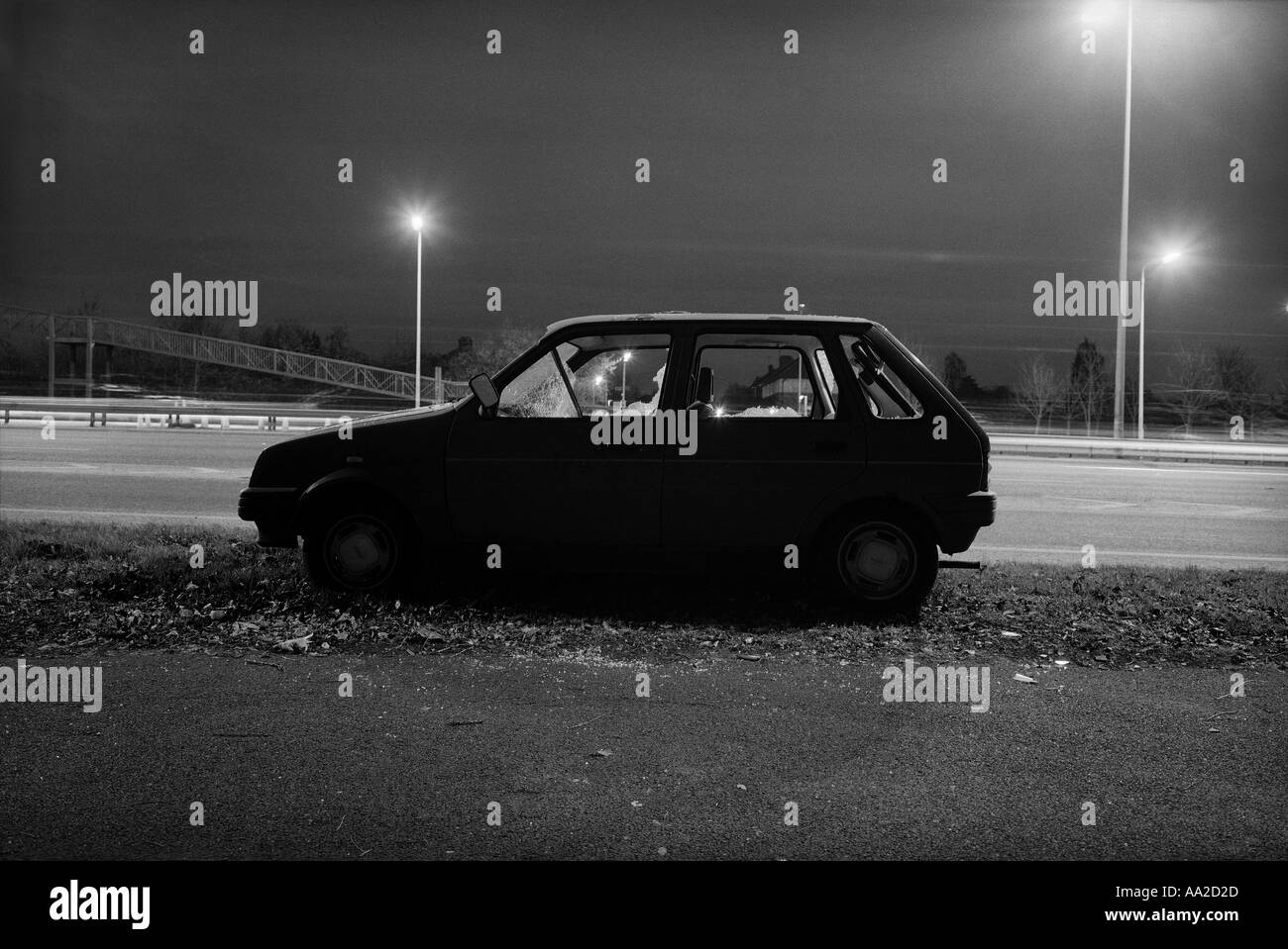 One picture form a series study of the UK car dumping epidemic by David ...