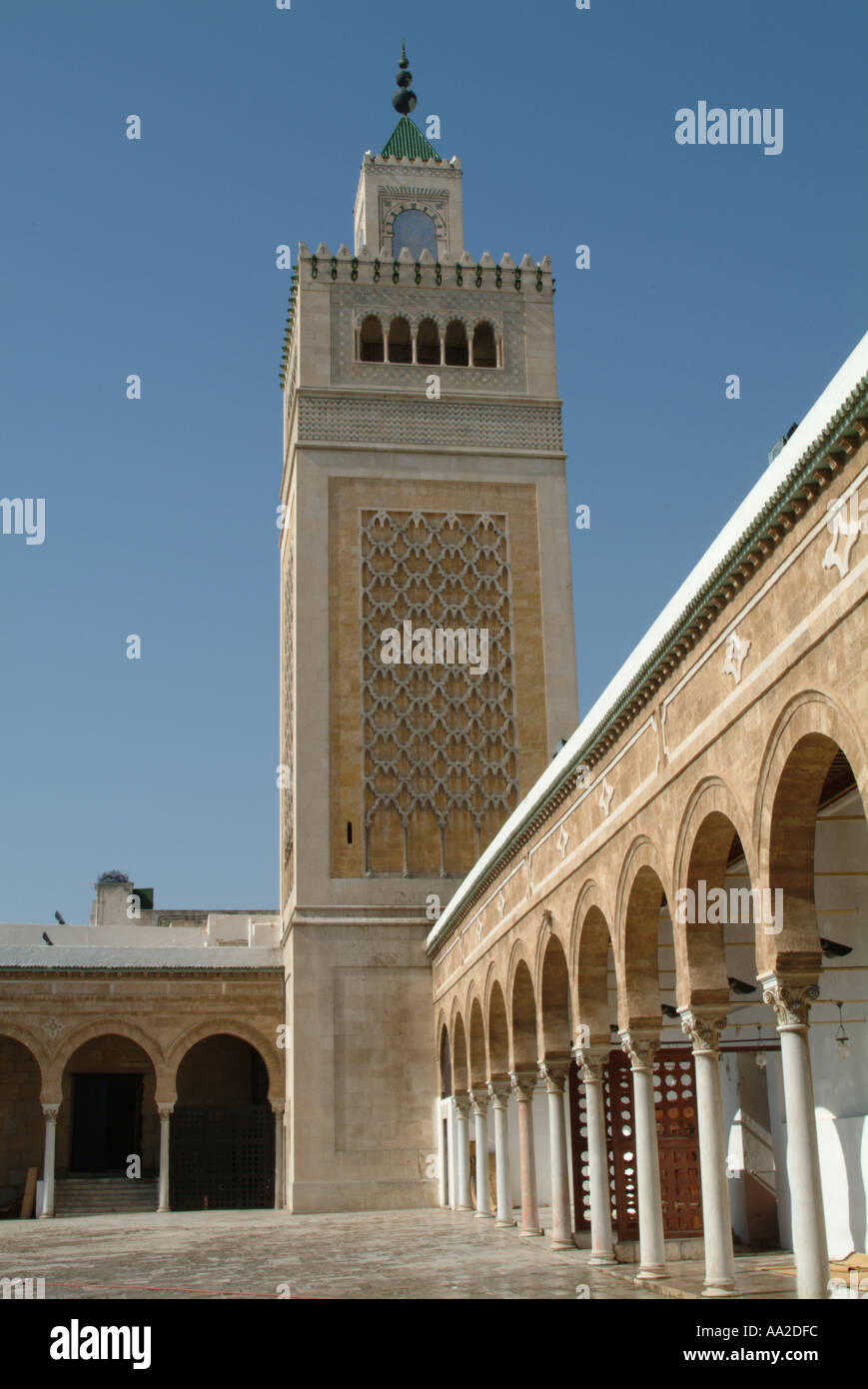 Zitouna, the Great Mosque, Tunis Stock Photo - Alamy