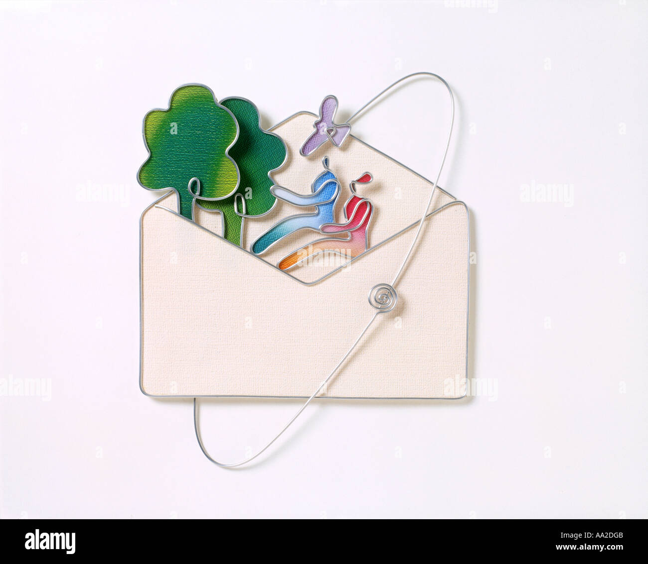 Illustration 3D Letter Stock Photo - Alamy