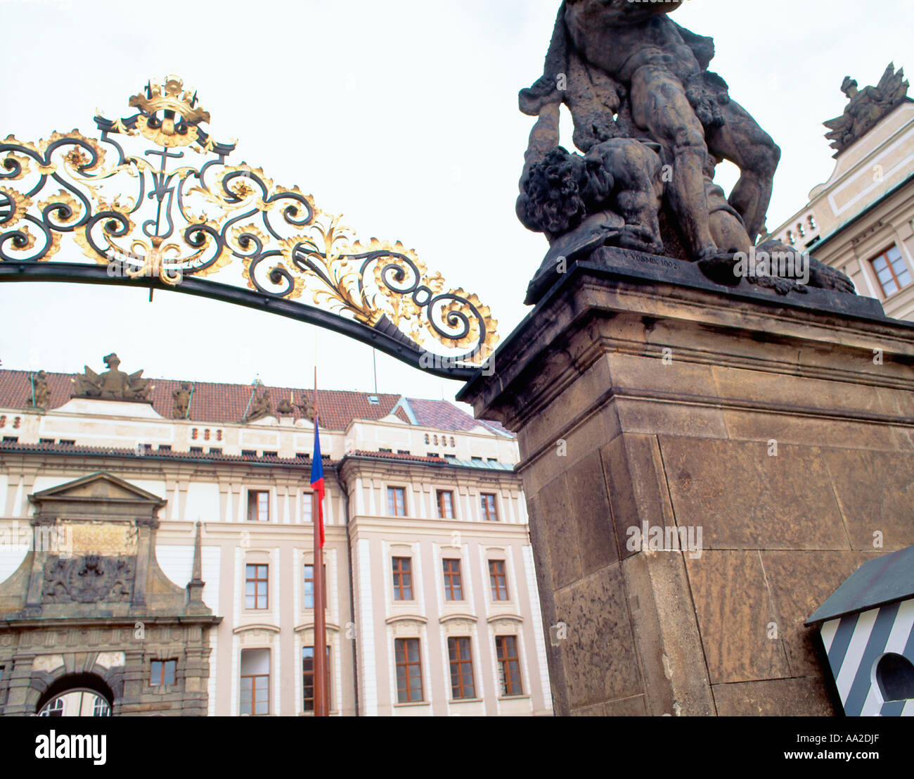 Entry gateway prague castle hi-res stock photography and images - Alamy