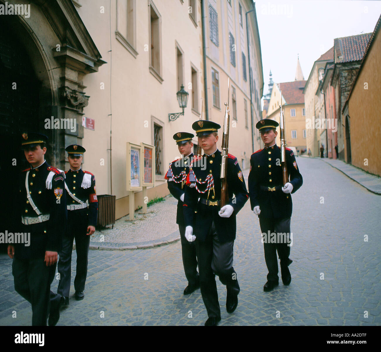 Czech royal guards hi-res stock photography and images - Alamy
