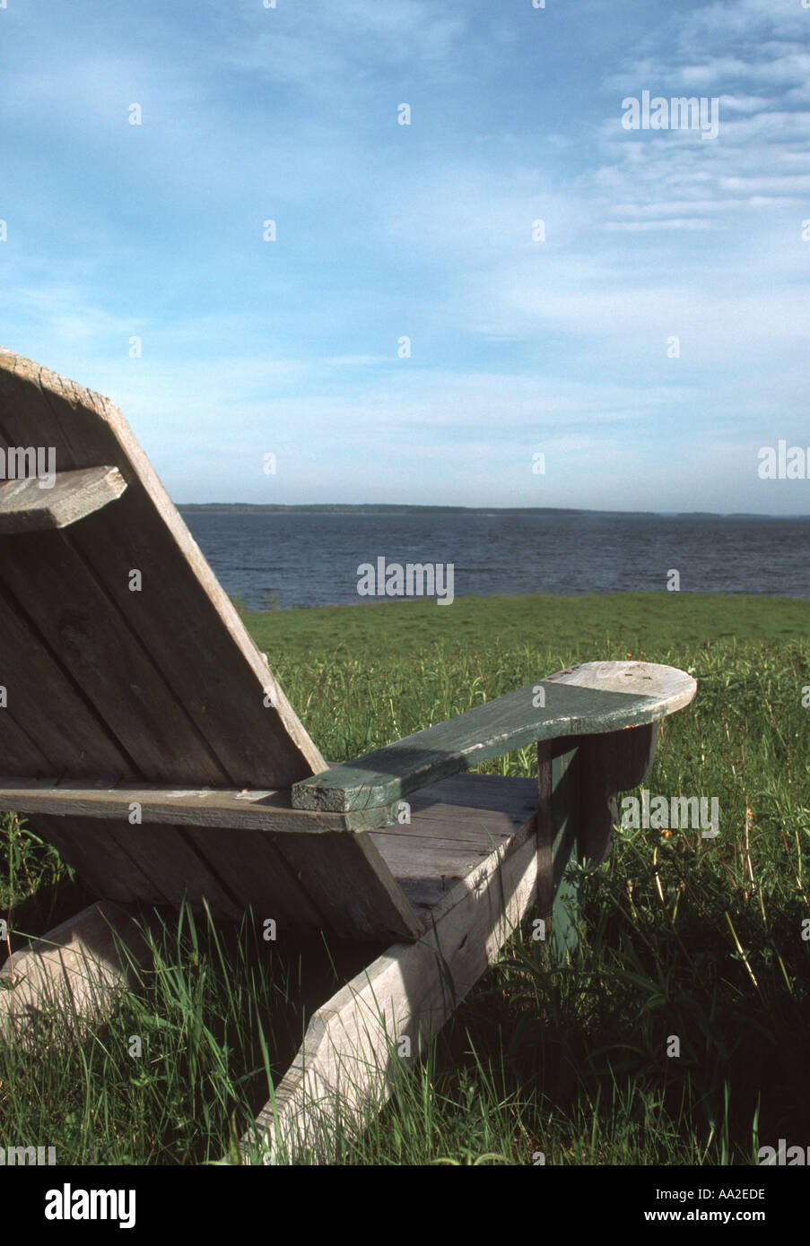 Adirondack chair isolated hi-res stock photography and images - Alamy