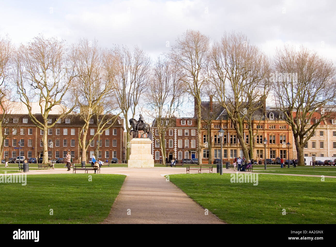 Bristol Queen Square Stock Photo - Alamy