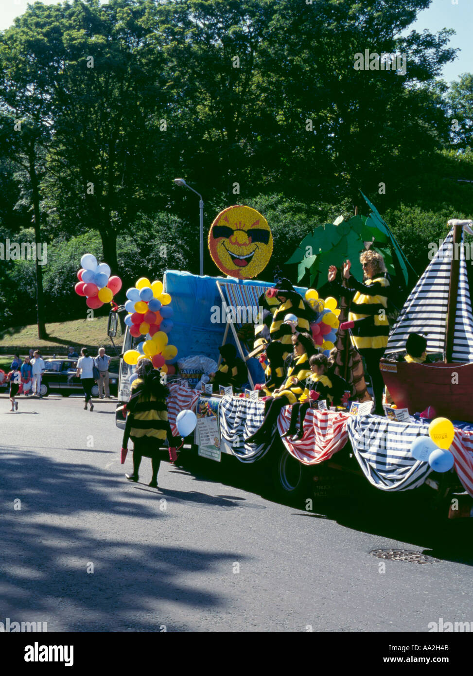 Bee float, Scarborough Fair, Scarborough, North Yorkshire, England, UK ...