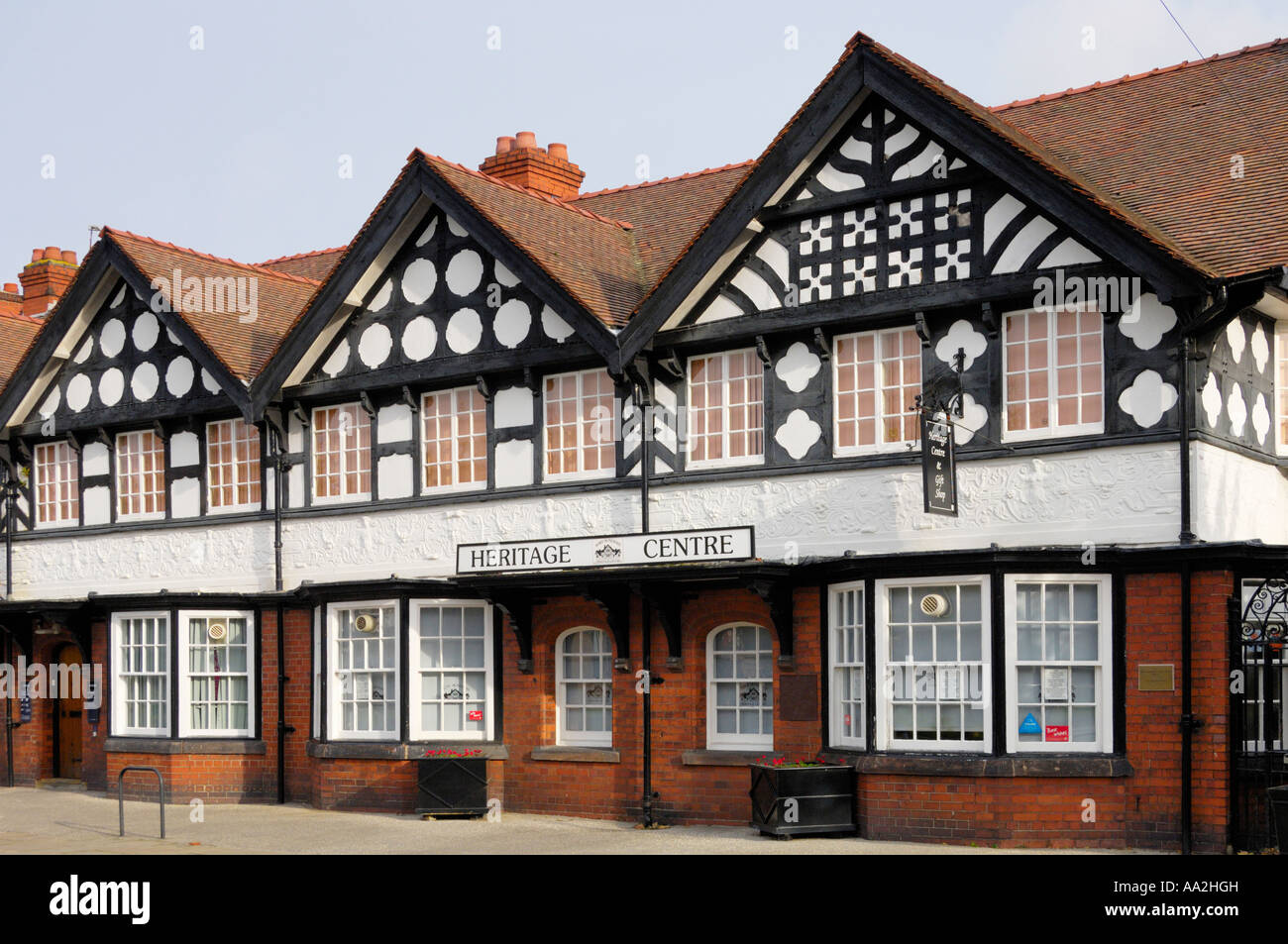Heritage centre Port Sunlight near Liverpool England Stock Photo - Alamy