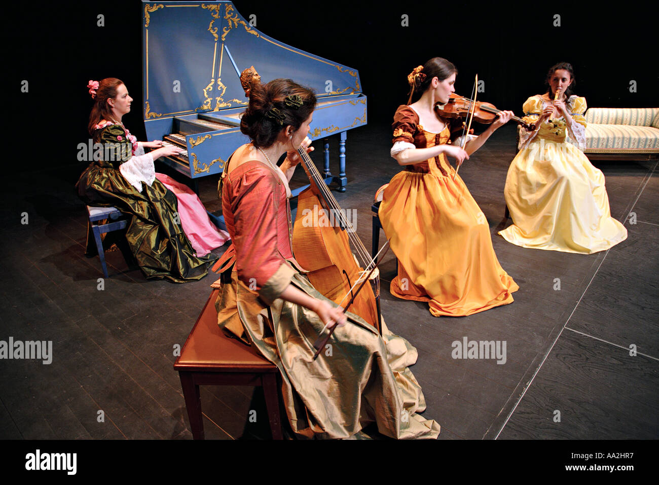 Baroque music concert Stock Photo - Alamy