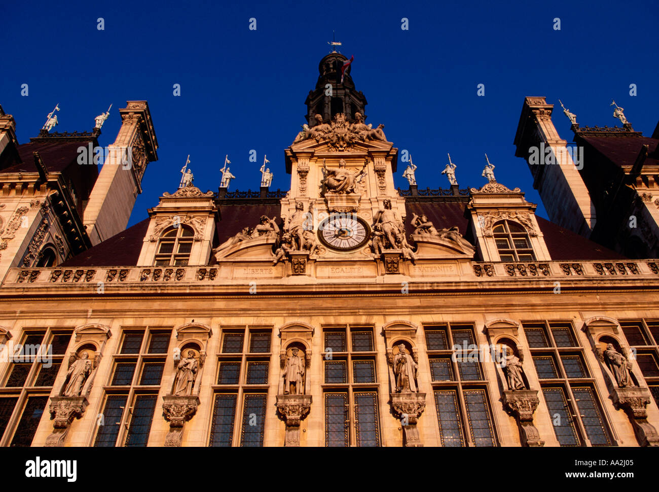 Hotel de Ville, City Hall, neo-Renaissance architecture, neo ...