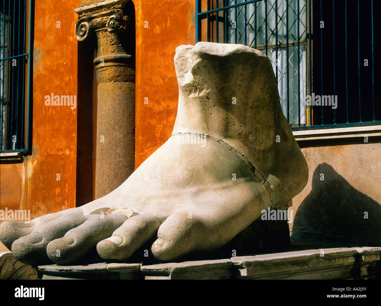 Europe Italy Rome The Capitoline Museum gigantic fragment of a ...