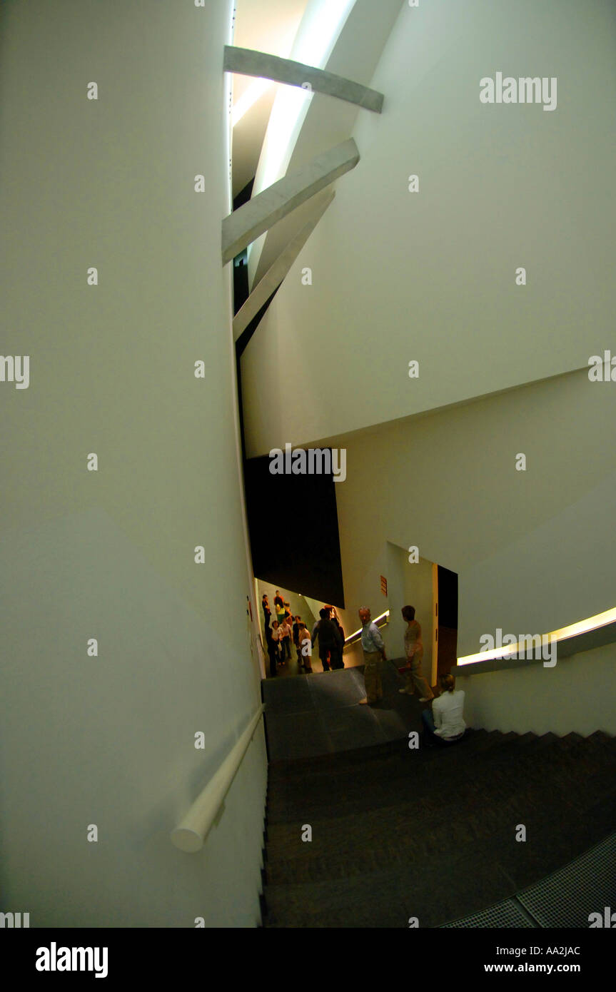 jewish museum interior inside berlin Stock Photo - Alamy