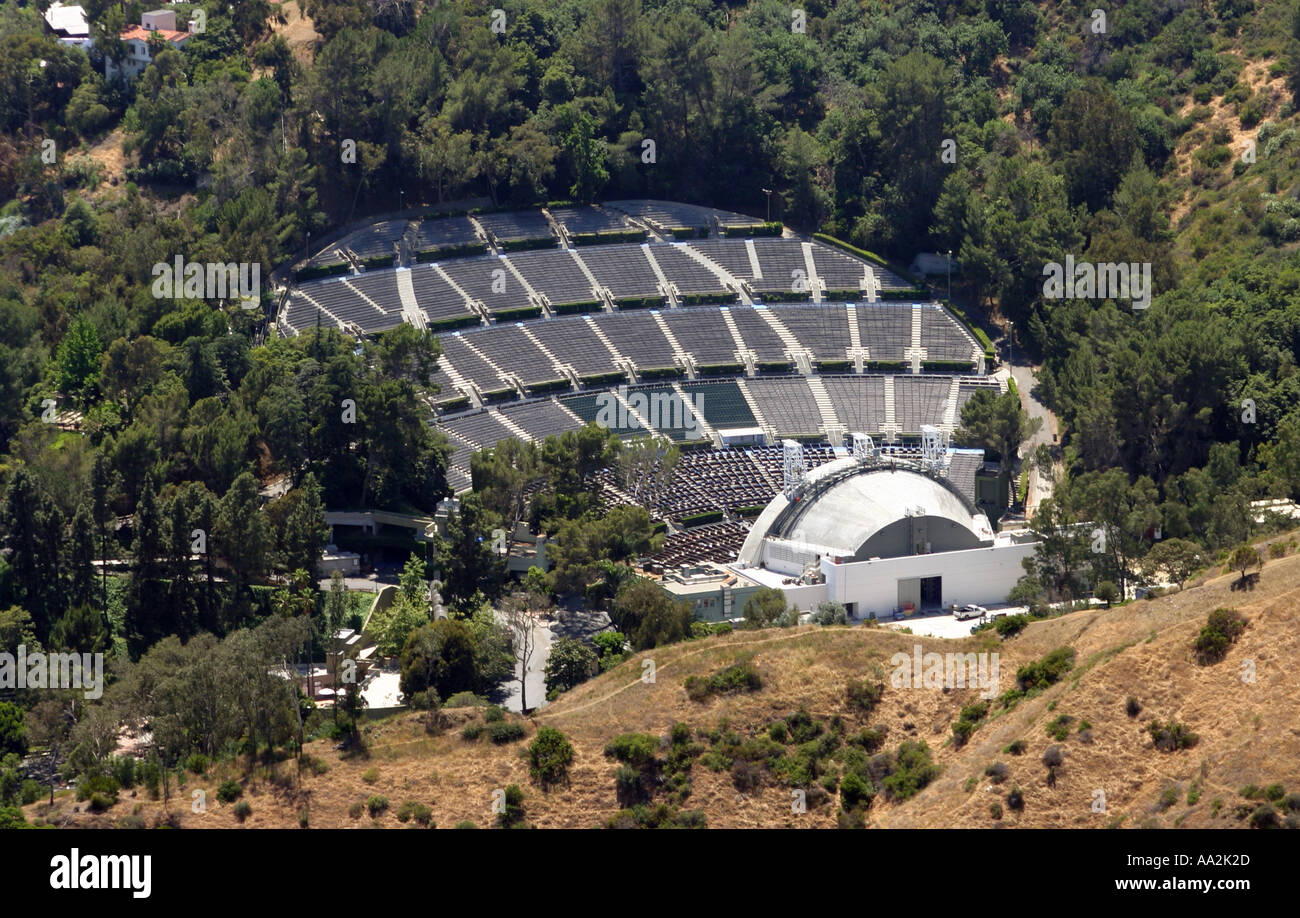 Hollywood bowl aerial hi-res stock photography and images - Alamy