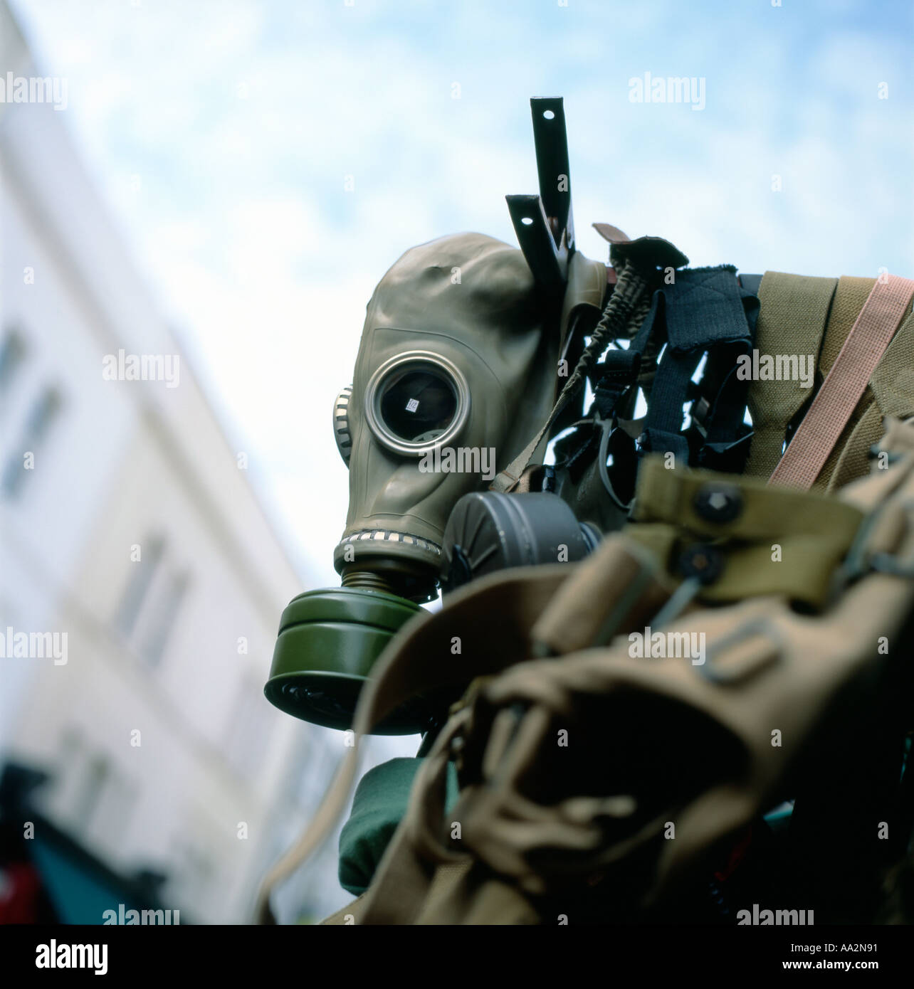 Wwii war gas mask goggles london hi-res stock photography and images ...