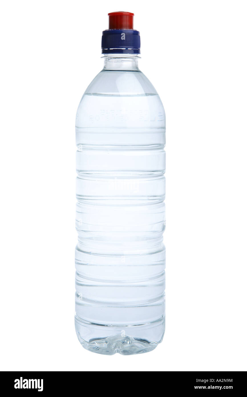 Bottle of Water cut out on white background Stock Photo - Alamy