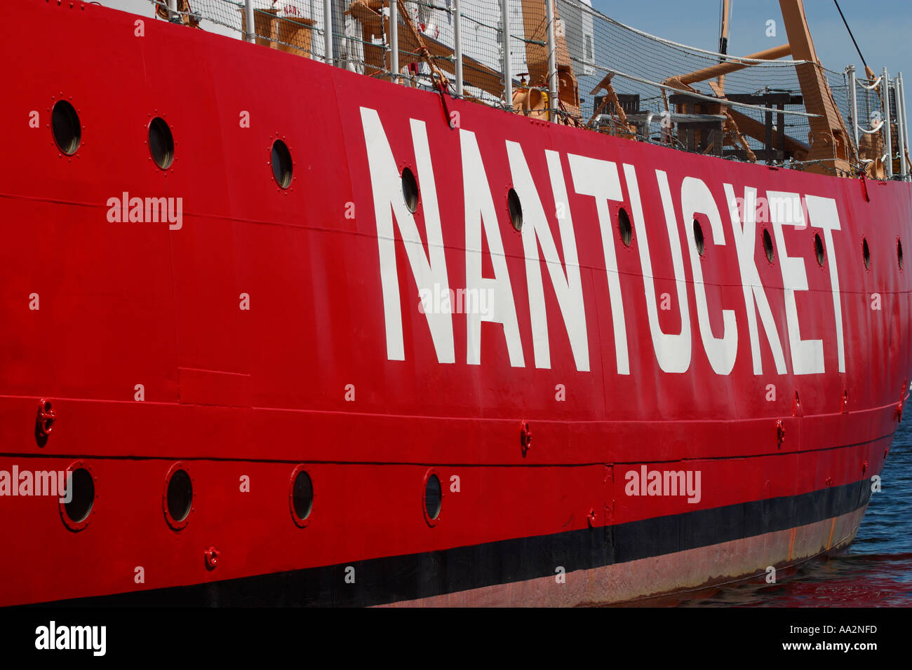 Nantucket Lightship docked in Boston Harbor Stock Photo - Alamy