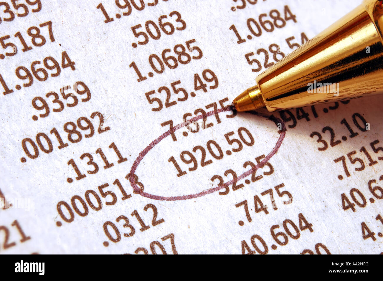 Index sheet hi-res stock photography and images - Alamy