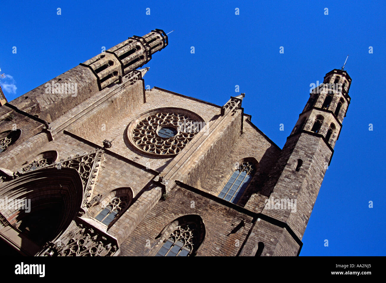 Santa Maria del Mar Cathedral, Placa de Santa Maria, Barcelona, Spain ...
