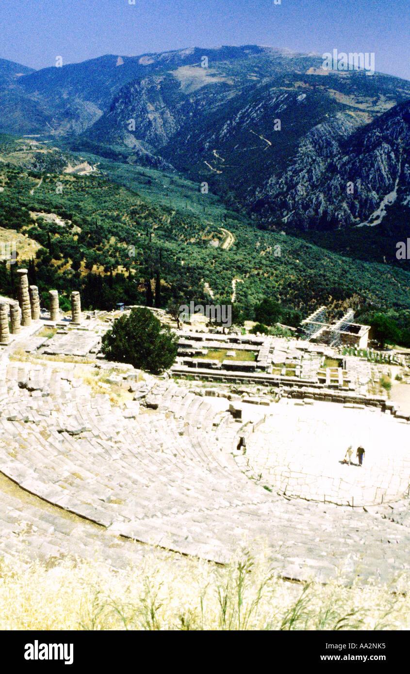 Delphi aerial view hi-res stock photography and images - Alamy
