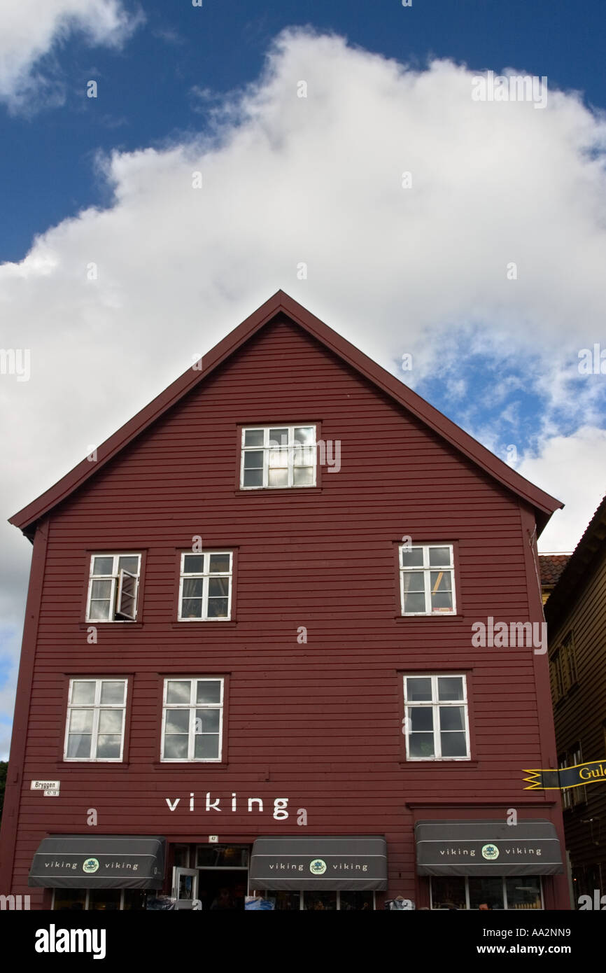 Viking clothing store, Bryggen, Bergen, Norway Stock Photo - Alamy