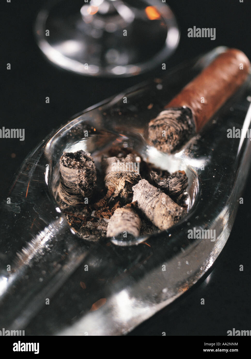 Cigar with ash closeup hi-res stock photography and images - Alamy