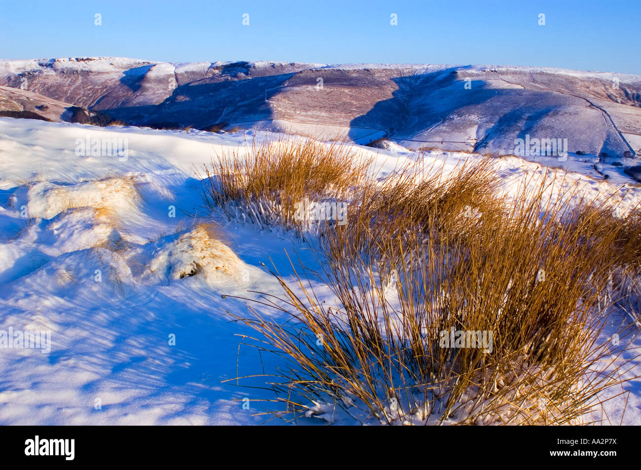 winter mam tor Stock Photo - Alamy