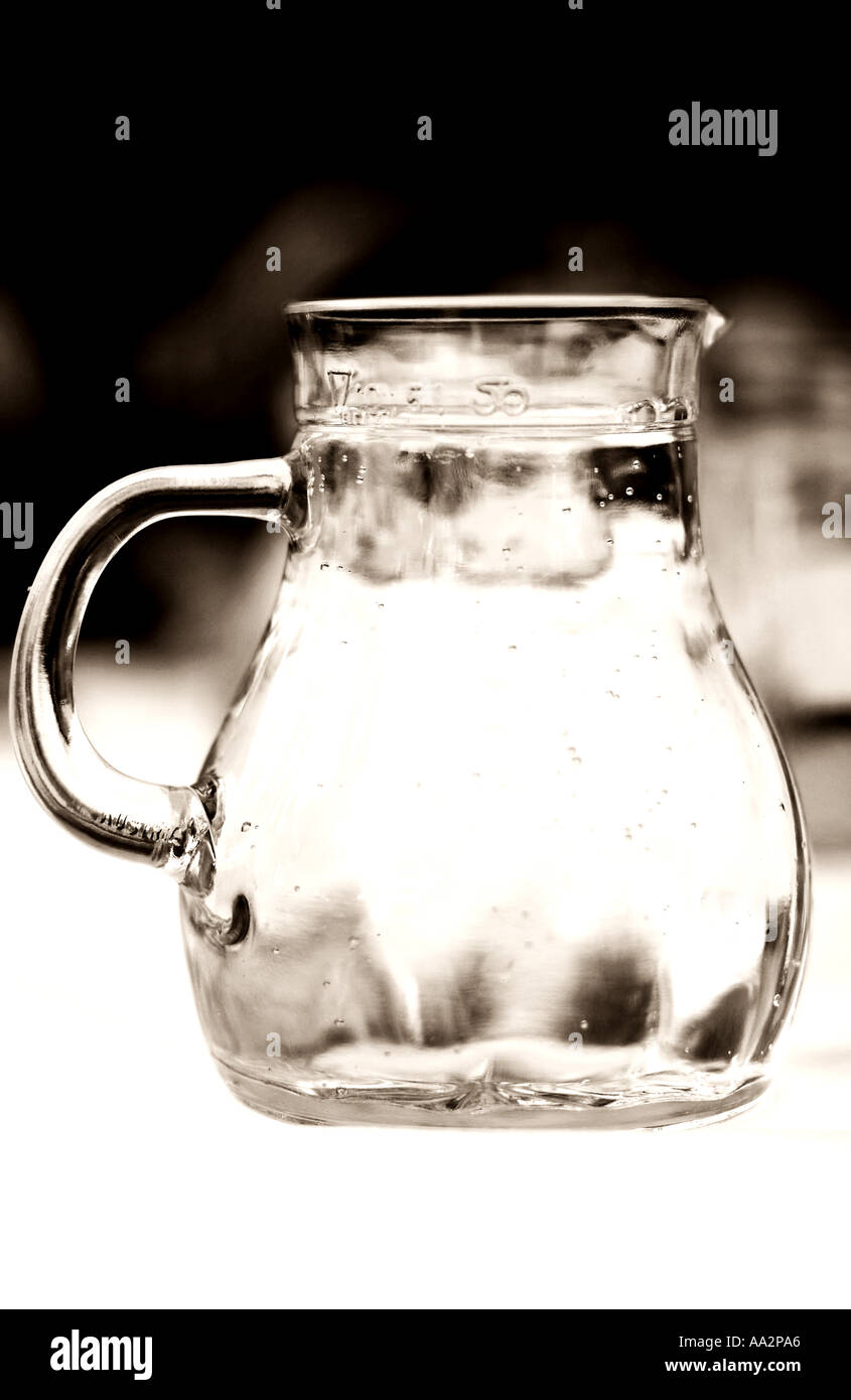 glass mug with water Stock Photo - Alamy