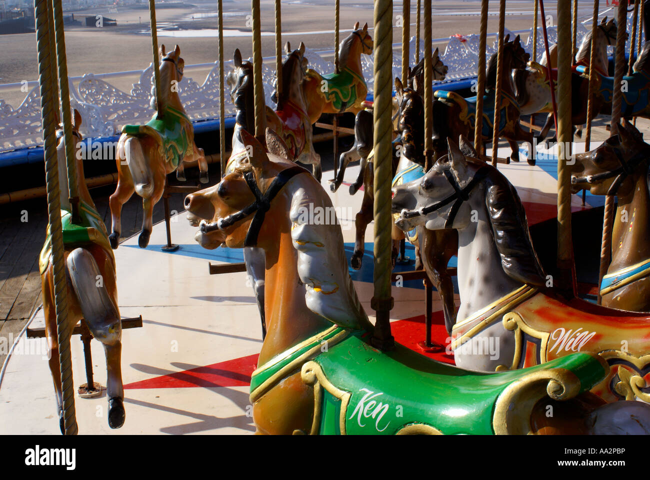 Blackpool pier child hi-res stock photography and images - Alamy