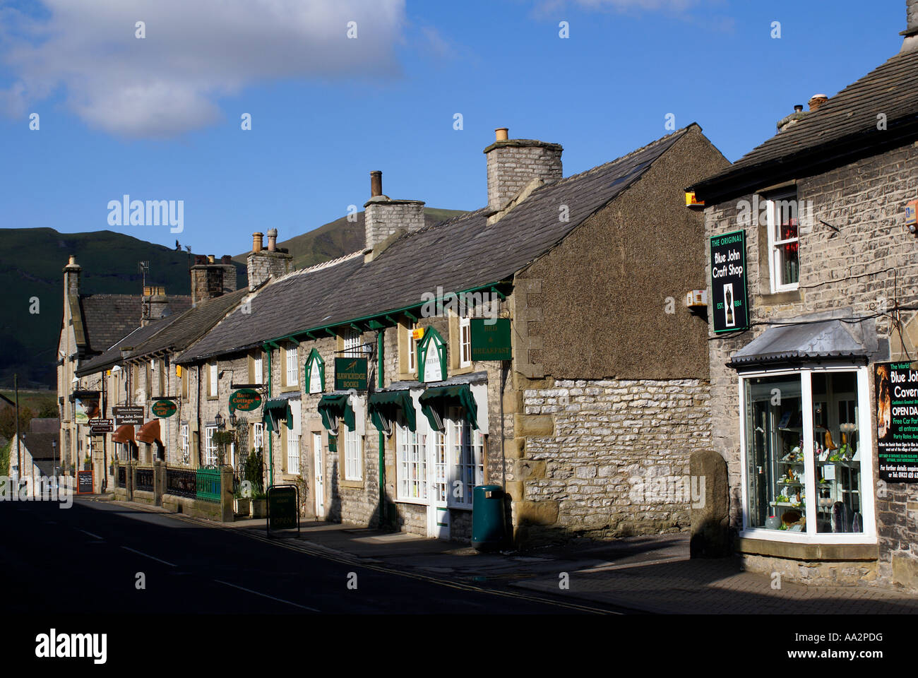 main street castleton Stock Photo - Alamy
