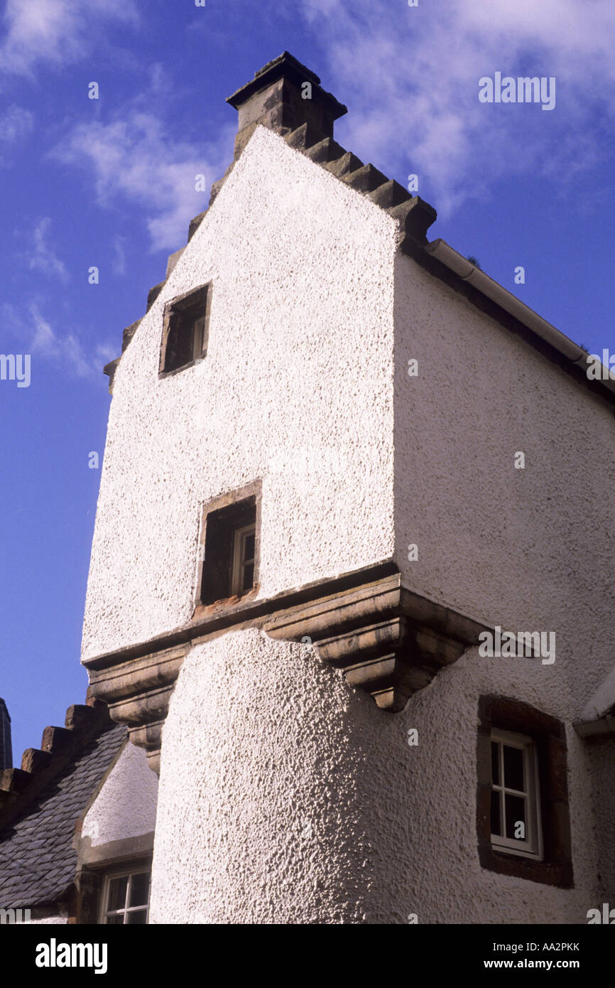 Abertarff House, Inverness, crow step gables, town house lived in by ...