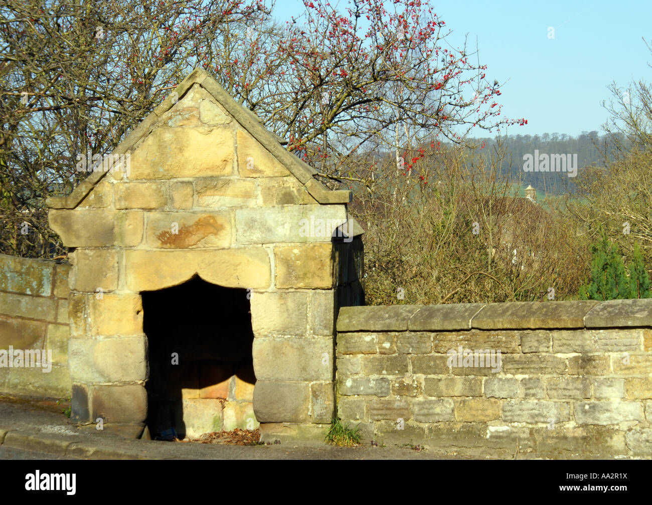 on baslow bridge Stock Photo - Alamy